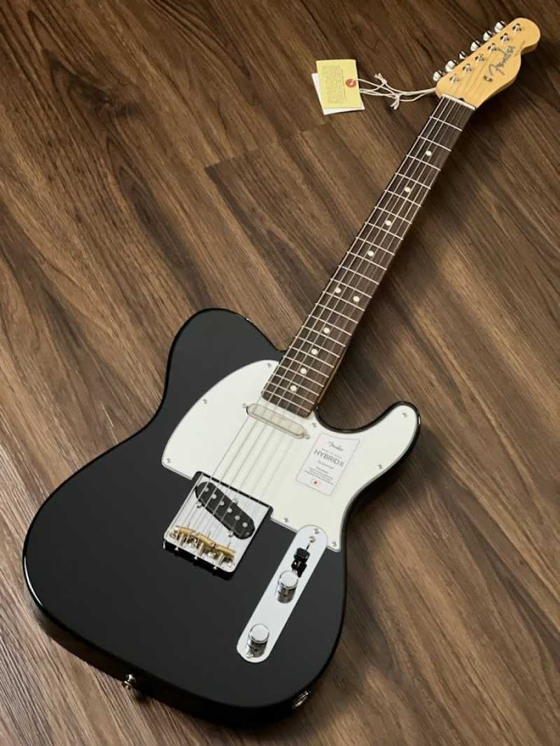 Promo Fender Japan Hybrid II Telecaster Rosewood FB Black Diskon 23% di ...