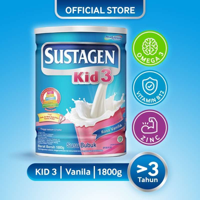 Promo Sustagen Kid Susu Pertumbuhan Vanila 1800g Diskon 23% di Seller Alice Store - Kota Jakarta ...