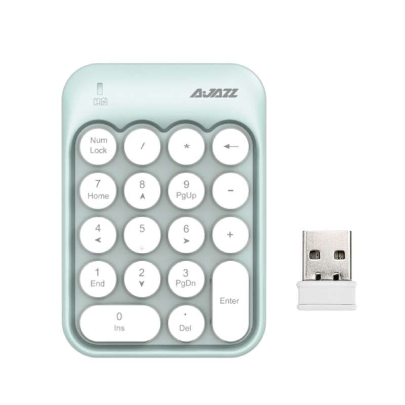 Jual Mini Wireless Number Pad Numeric Keypad 18keys Keyboard For Laptop ...