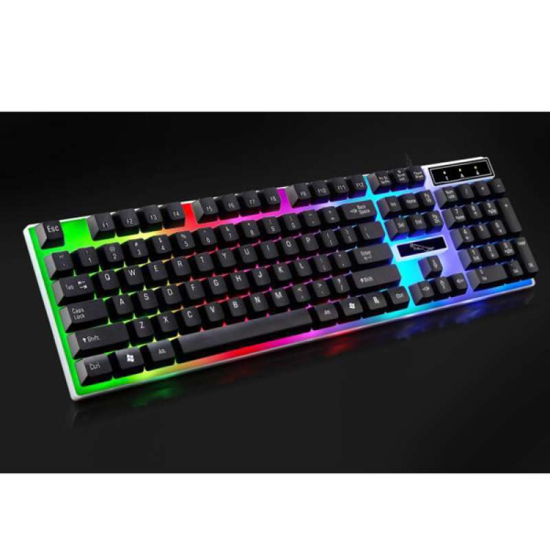 Jual LED Illuminated USB Gaming Keyboard Universal Keypad Mechanical ...