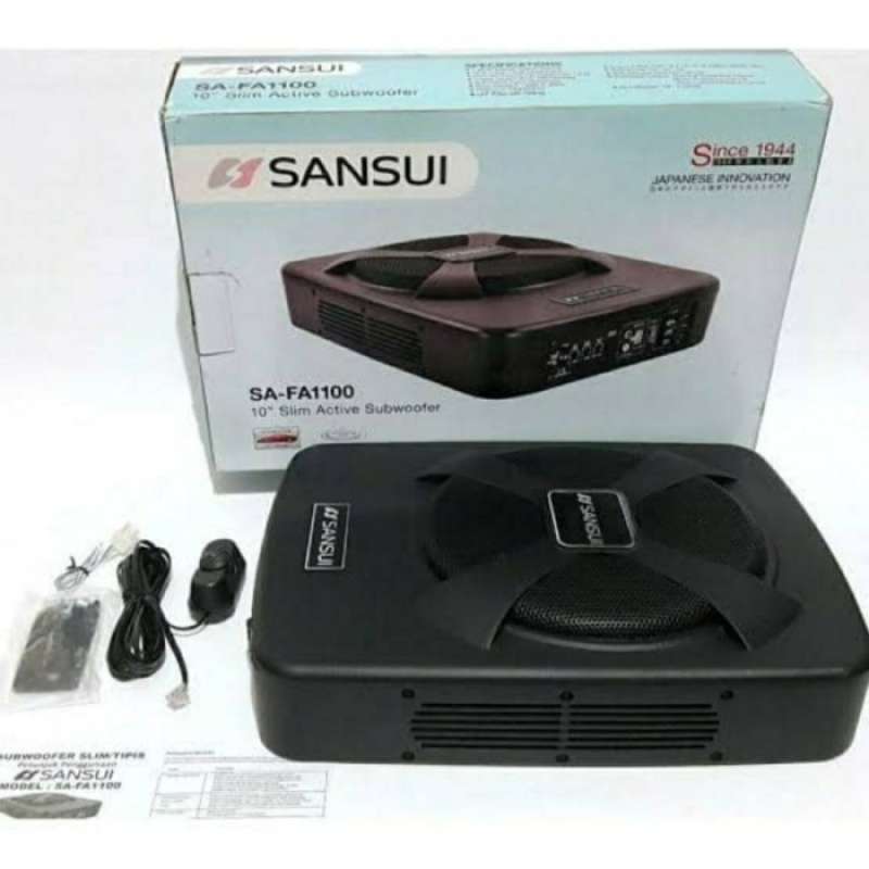 Promo Limited Subwoofer Kolong Aktif Sansui 10 Inch / Sub Kolong Aktif ...