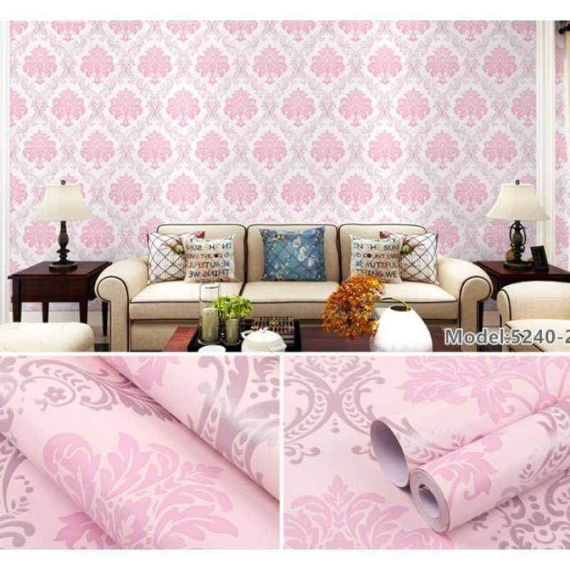 Promo Wallpaper Dinding Dekorasi Kamar Ruang Tamu Elegan Motif Batik ...