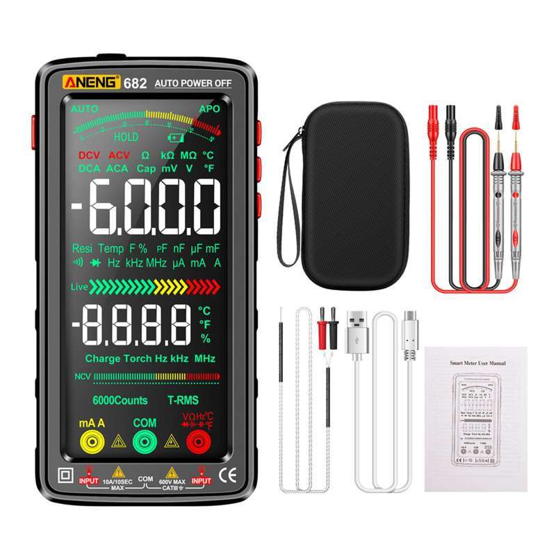 Promo Digital Multimeter Electric meter Wide Measuring Multi Tester ...