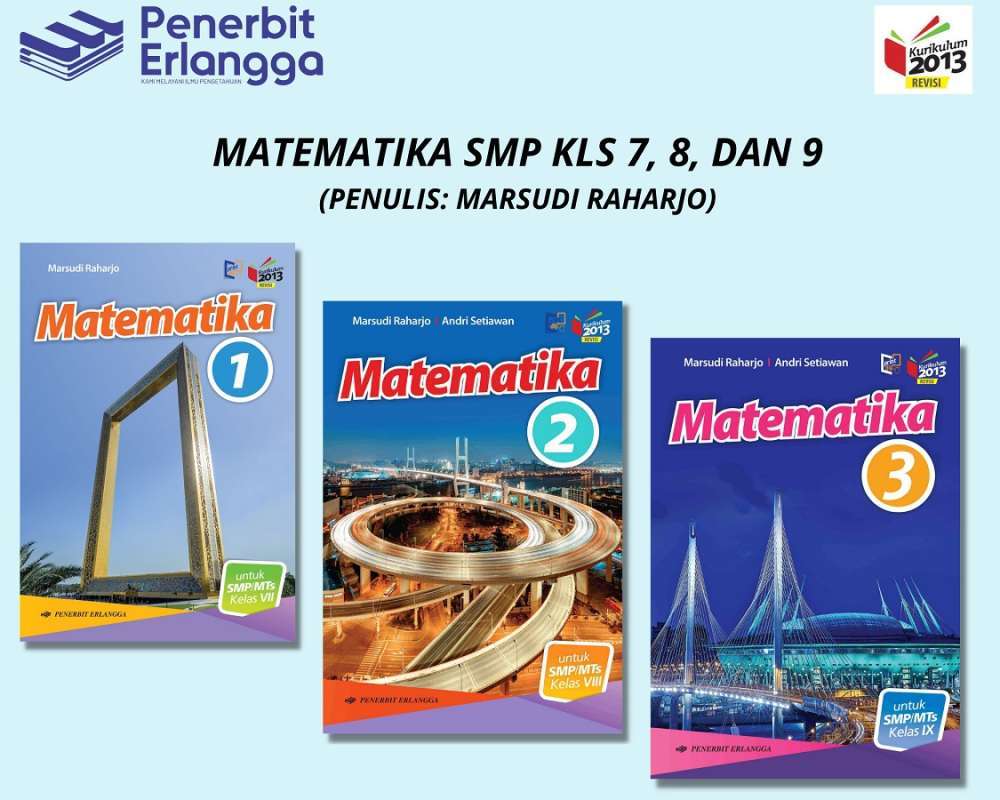 Jual BUKU MATEMATIKA KELAS 7,8,9 ERLANGGA - KELAS 7 di Seller Penerbit ...