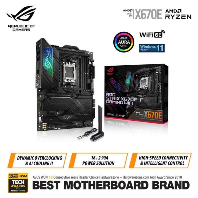 Jual Asus Motherboard Rog Strix X670e-f Gaming Wifi Di Seller Asus ...