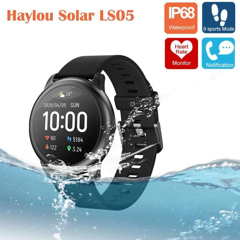 Jual Xiaomi Haylou Solar LS05 TFT Touch Screen Smartwatch IP68 English ...