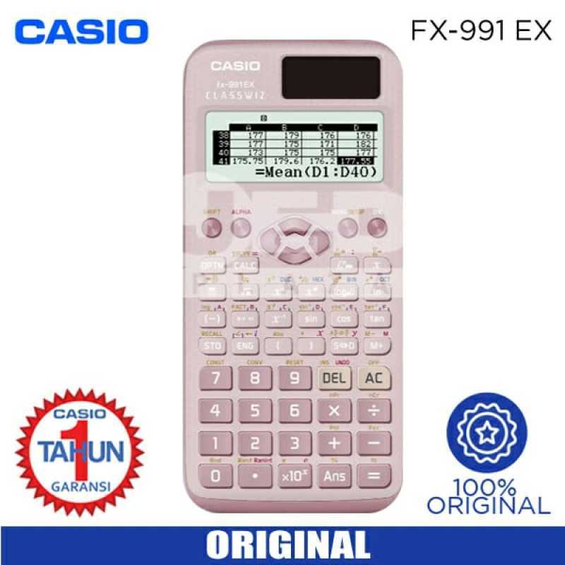 Jual KALKULATOR CASIO FX 991 EX PINK di Seller JED PLAZA - Jelambar ...