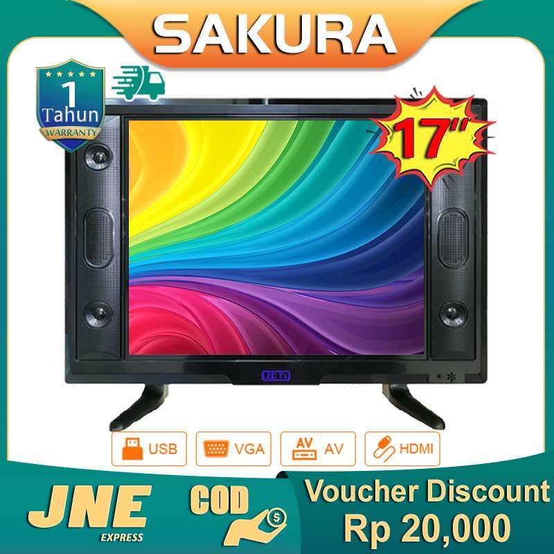 Jual Sakura Tv Led 17 Inch Tv Murah Hd Televisi (model S17a) Di Seller ...
