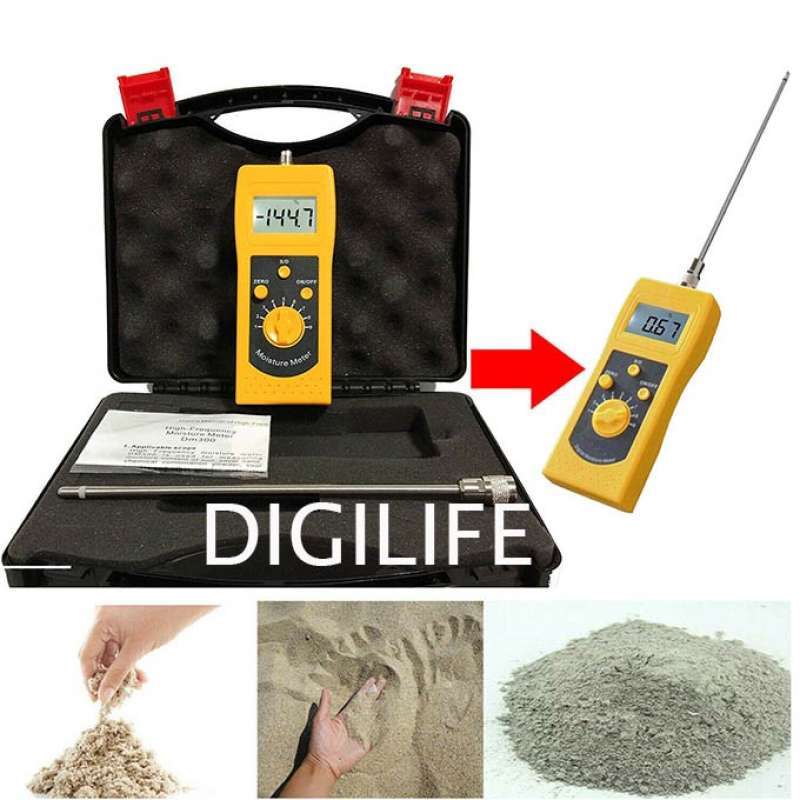 Promo CERAMIC POWDER SAND MOISTURE METER DM300F KERAMIK PASIR MC TESTER ...