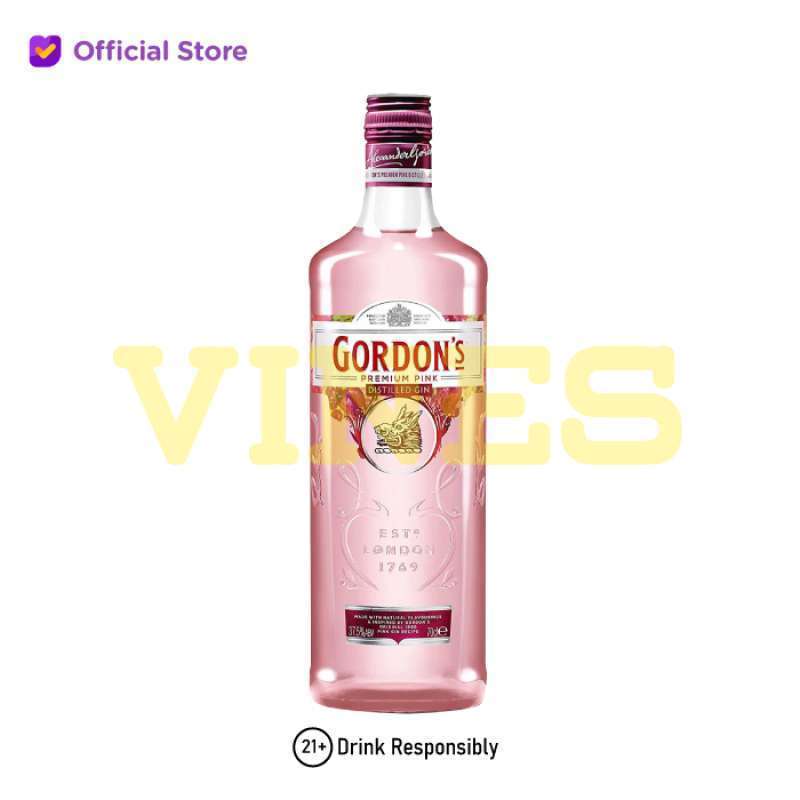 Promo Gordon London Premium Pink Gin Diskon 15% di Seller VINES ...