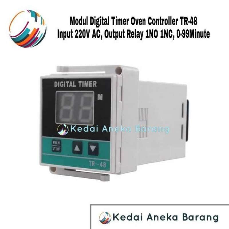 Promo MODUL DIGITAL TIMER OVEN DECK CONTROLLER TR-48 220V AC OUTPUT ...