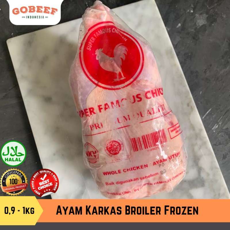 Jual Ayam Karkas Broiler Frozen 0,9 - 1Kg - Super Famous di Seller Nahati Id - Tanjung Barat ...
