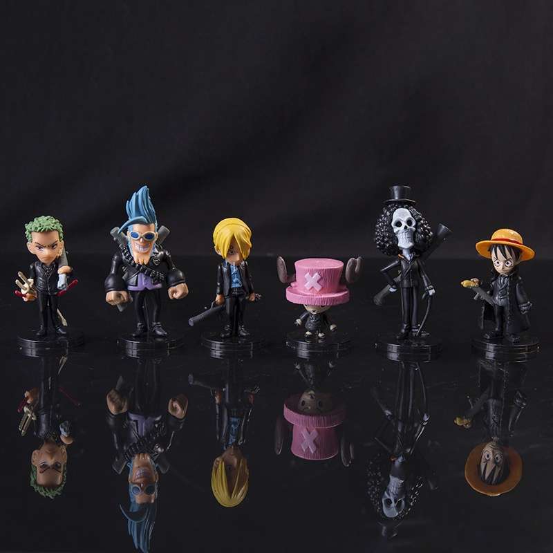 Jual Action Figure Mini Anime One Piece Black Mafia Series 15CM | One ...