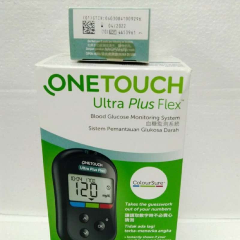 Jual One Touch Plus Flex Alat Test Gula Darah +strip 50 Pcs Di Seller ...