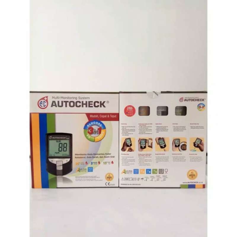 Jual Autocheck Gcu 3in1 / Auto Check Gcu / Alat Cek Gula - Cek ...