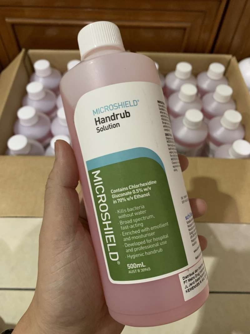 Promo MICROSHIELD HANDRUB HAND RUB SANITIZER KHUSUS BEDAH DOKTER RUMAH ...