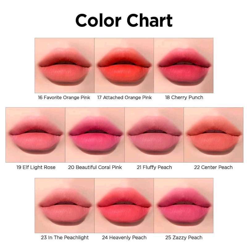 Jual PERIPERA Ink Airy Velvet New Colors di Seller Pink Me Shop - Rawa ...