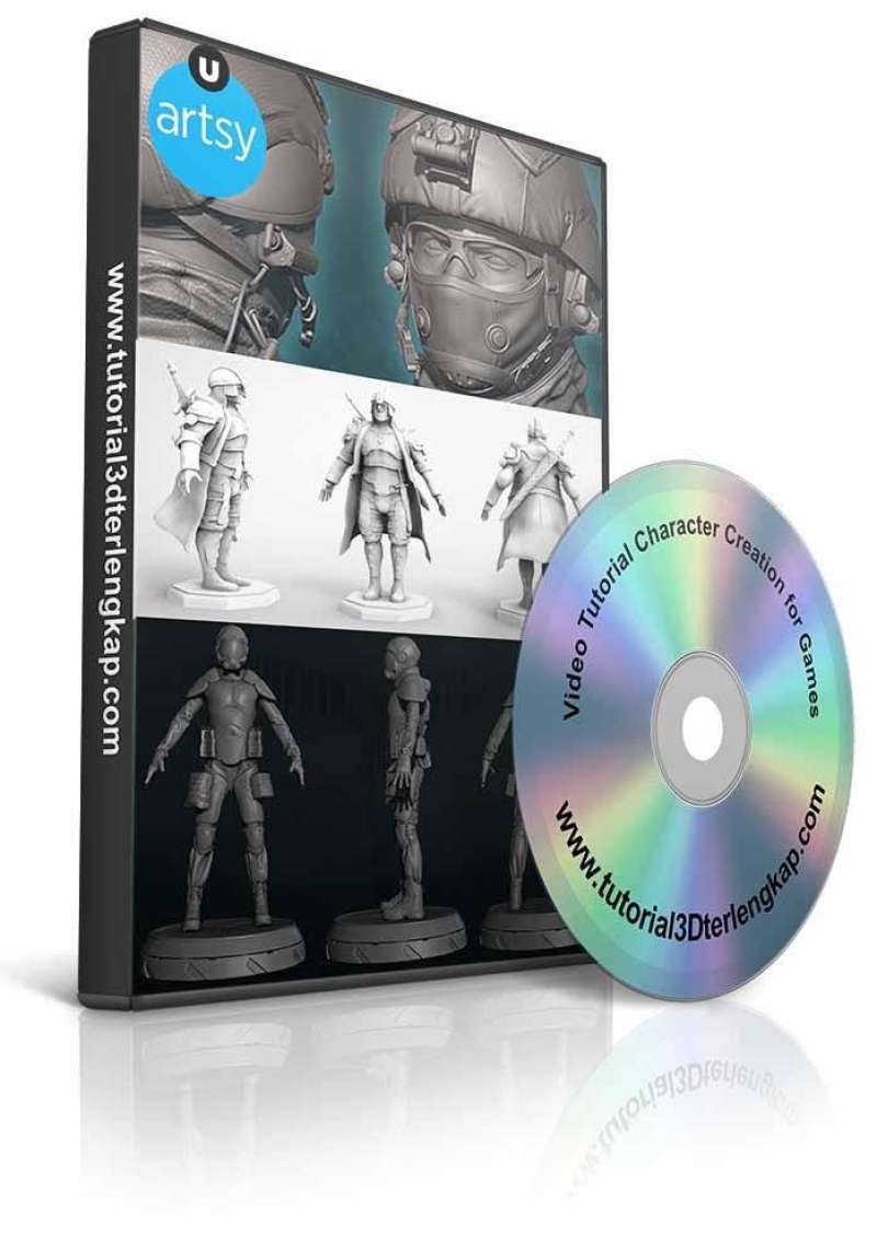 Jual Video Tutorial Character Creation for Games Masterclass di Seller ...