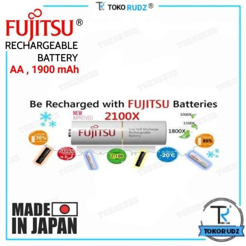 Jual Fujitsu Battery Baterai Aa 1900 Mah Isi 4 Pcs, Original Made In ...
