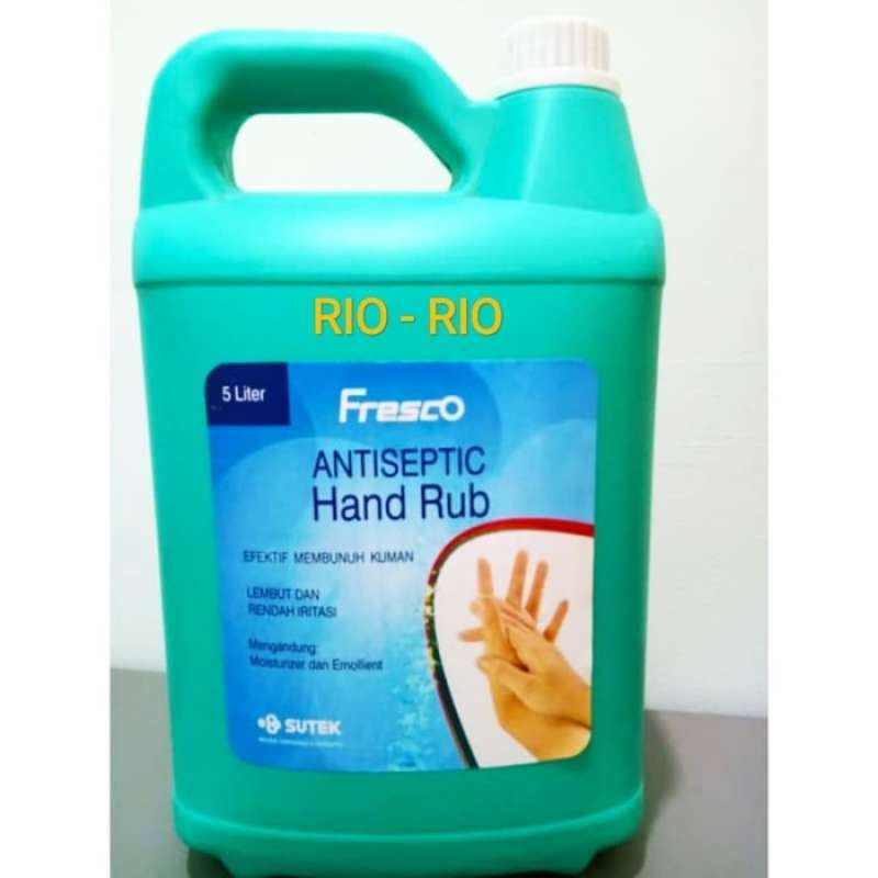 Promo FRESCO ANTISEPTIC HAND RUB GALON 5000ML / 5 LITER Diskon 33% di ...