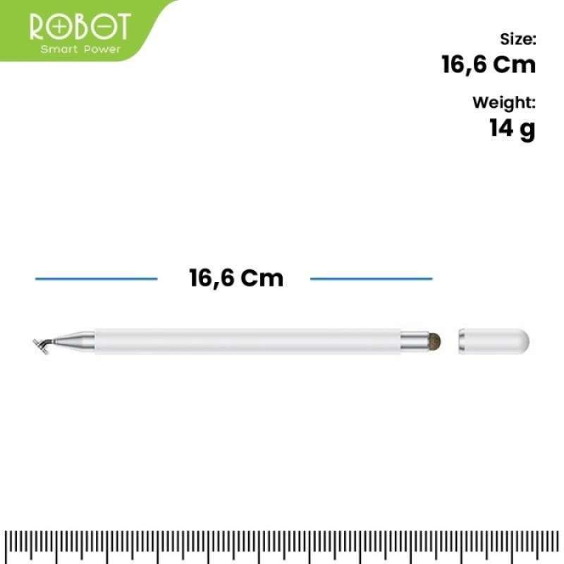 Jual Stylus Pen Robot Rsp01 Universal 2 In 1 Capacitive For Mobile ...
