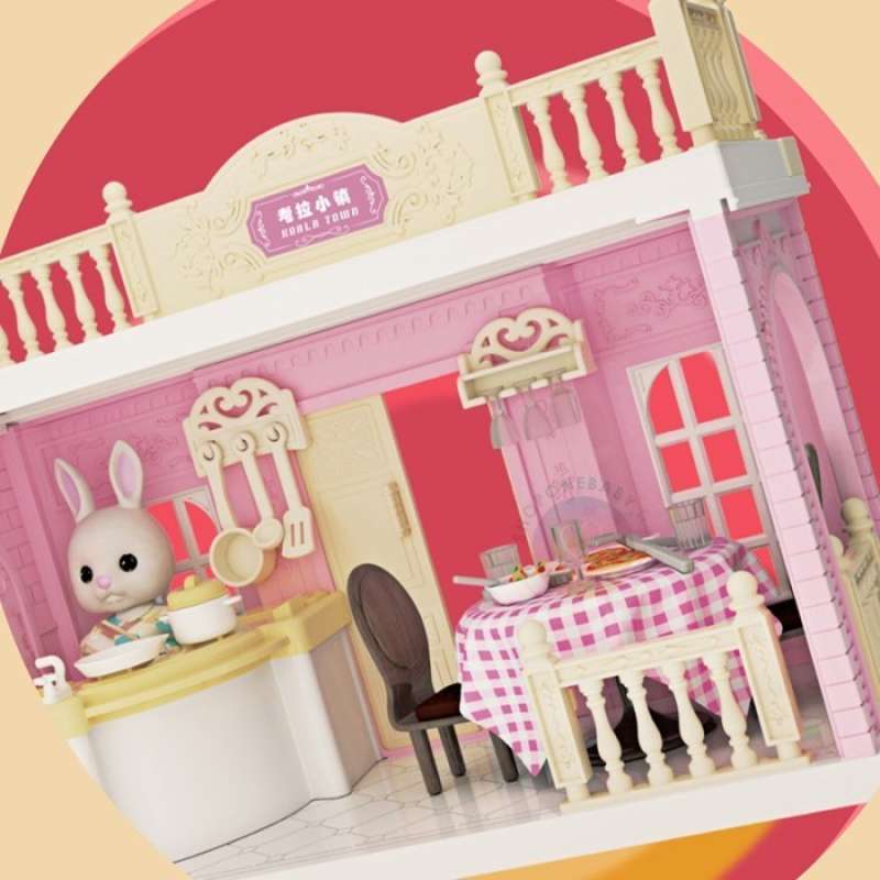 Jual Rumah Boneka Bunny Koala Diary Sylvanian Dollhouse Pretend Play ...