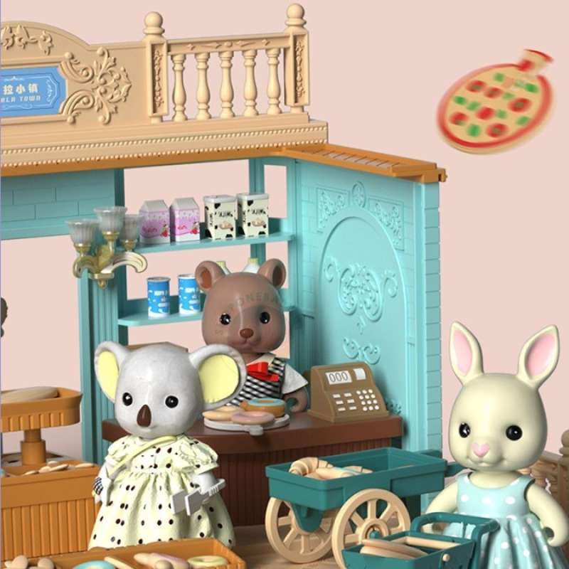 Jual Rumah Boneka Bunny Koala Diary Sylvanian Dollhouse Pretend Play ...