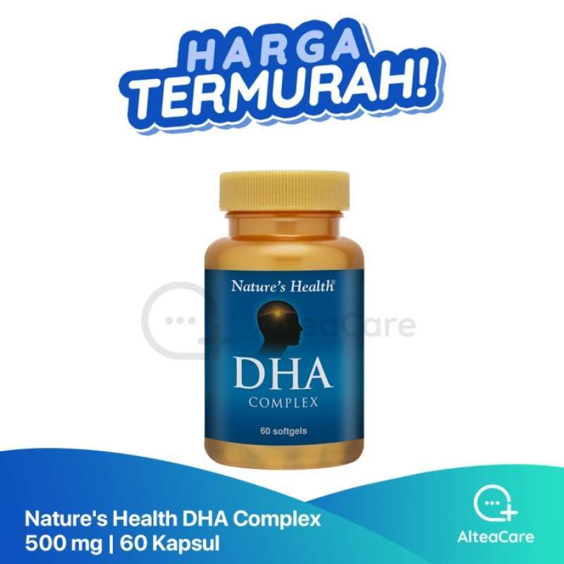 Promo NATURE'S HEALTH DHA COMPLEX 500 MG @ 60 KAPSUL (SUPLEMEN) Diskon ...