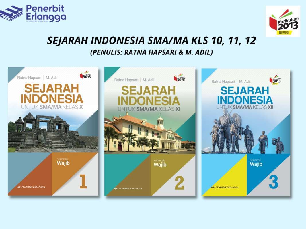 Jual BUKU SEJARAH INDONESIA KELAS 10 11 12 K13N SMA ERLANGGA - JILID 3/KLS XII di Seller ...