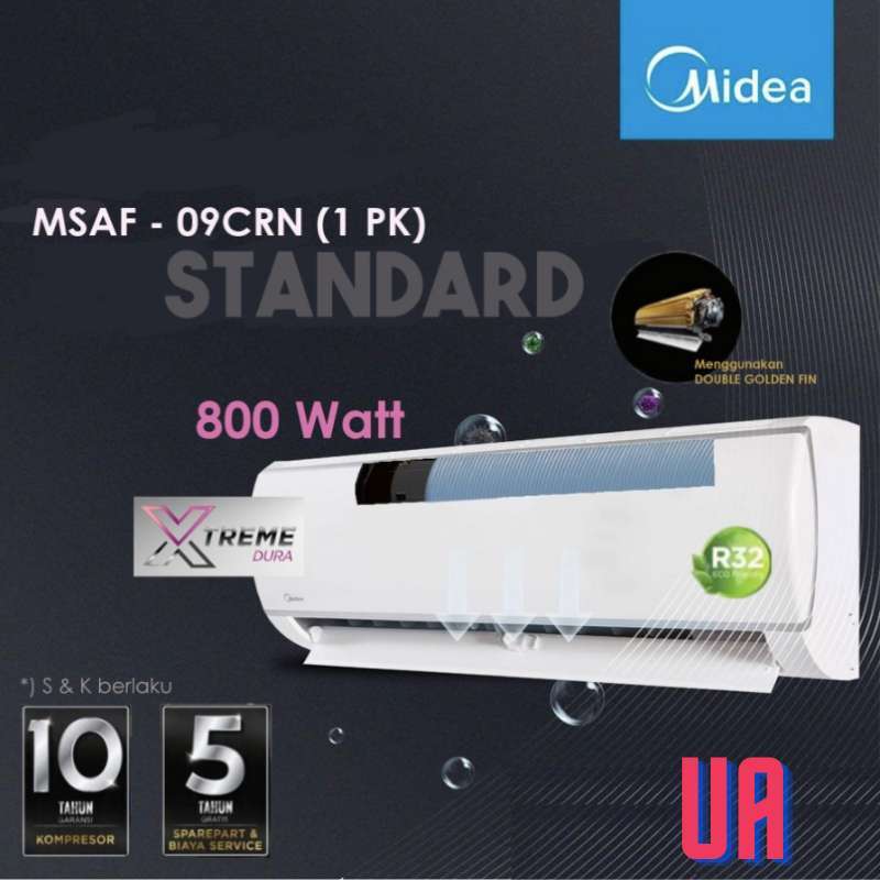 Jual AC Midea 1 pk dan Plus PASANG & PIPA standard 09CRN di Seller ...