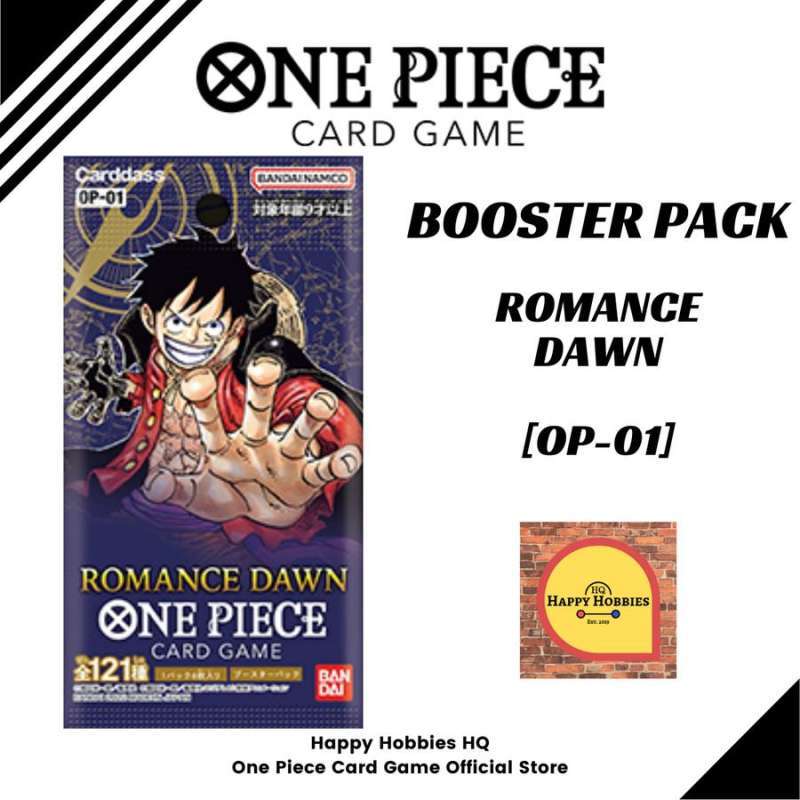 Jual One Piece Card Game BOOSTER PACK ROMANCE DAWN BT01 BT-01 Japan di Seller Happy Hobbies HQ ...