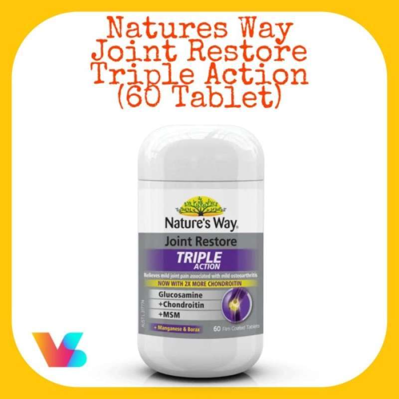 Jual Natures Way Joint Restore Triple Action (60 Tablet) Di Seller Anes ...