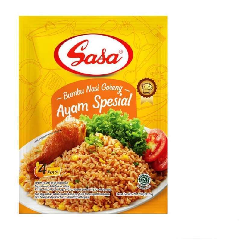Jual SASA BUMBU NASI GORENG AYAM SPECIAL di Seller Sony Mart Medan ...