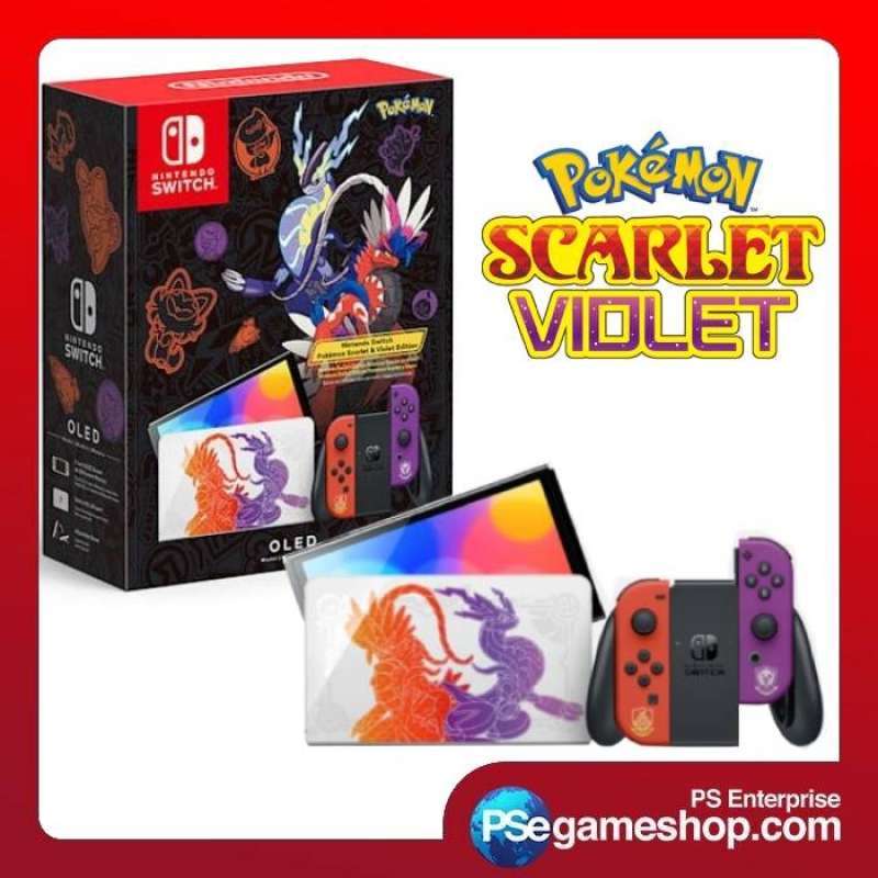 Promo Nintendo Switch Console OLED Pokemon Scarlet & Violet Edition Diskon 23% di Seller ...