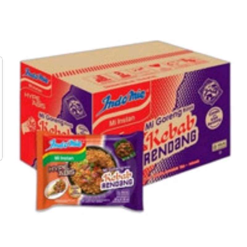 Jual Indomie Mie Goreng Hype Abis Mie Goreng Kebab Rendang 85g 1 Dus ...