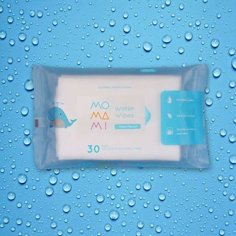 Promo Momami Water Wipes 30 Sheets | Tisu Basah Rasa Melon Diskon 27% ...