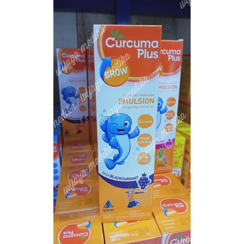 Promo curcuma plus grow emulsion suplemen vitamin tumbuh kembang anak ...