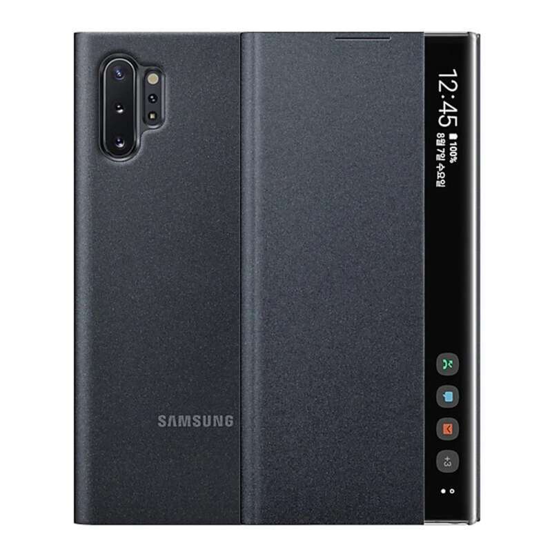 Promo Samsung Note 10 Plus Note 10plus Flip Clear View Cover Case ...