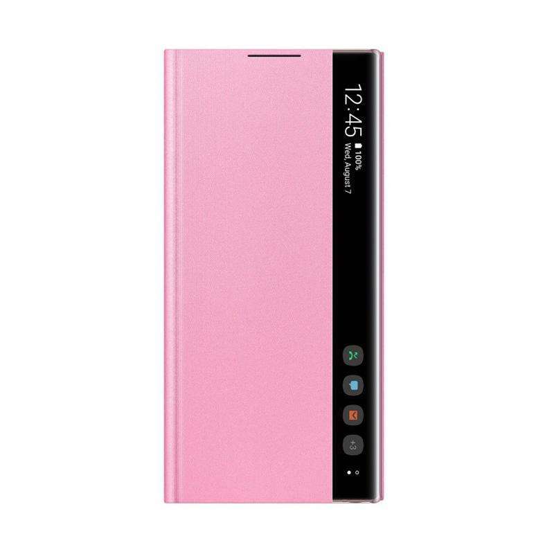 Jual Samsung Note 10 Plus Note 10Plus Flip Clear View Cover Case ...