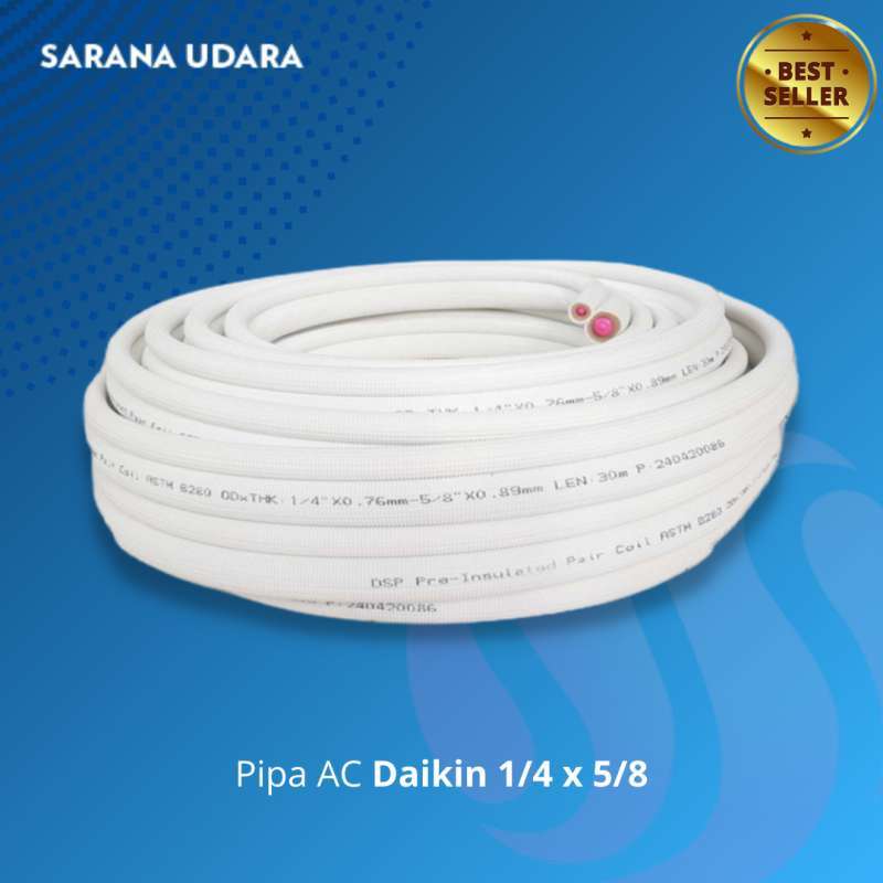 Jual Pipa AC Daikin DSP Pair Coil 1/4 + 5/8 IPC-25-ASTM @ 30 mtr / rol ...