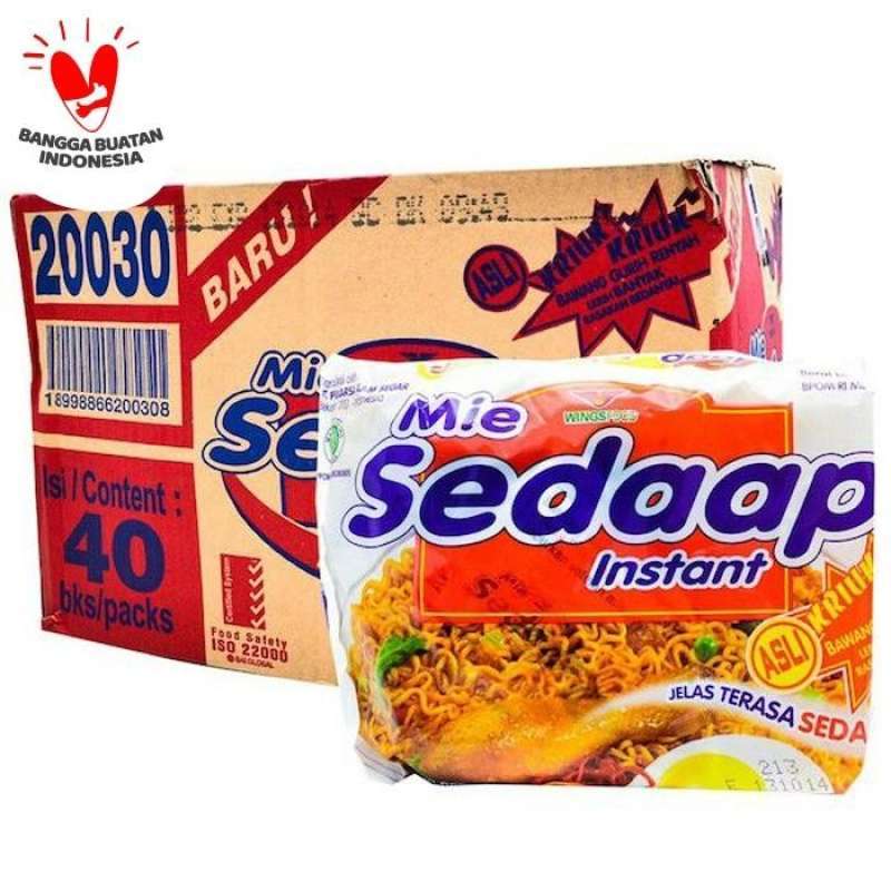 Jual MIE SEDAAP Goreng Asli Kriuk Mi Sedap HARGA HEMAT 10 bungkus! di ...