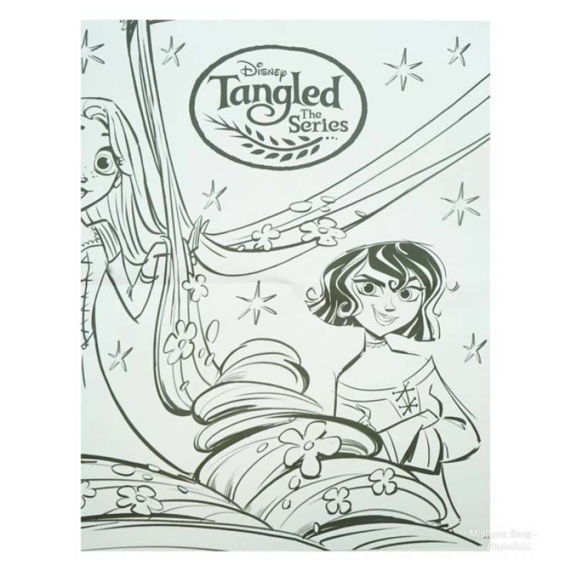 Jual Buku Kaleng Sticker Activity Disney Tangled The Seriee Rapunzel ...