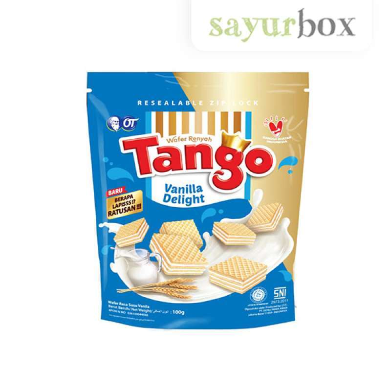 Jual Tango Wafer Vanilla Pouch 100 - 115 Gram Sayurbox - Jkt Di Seller ...
