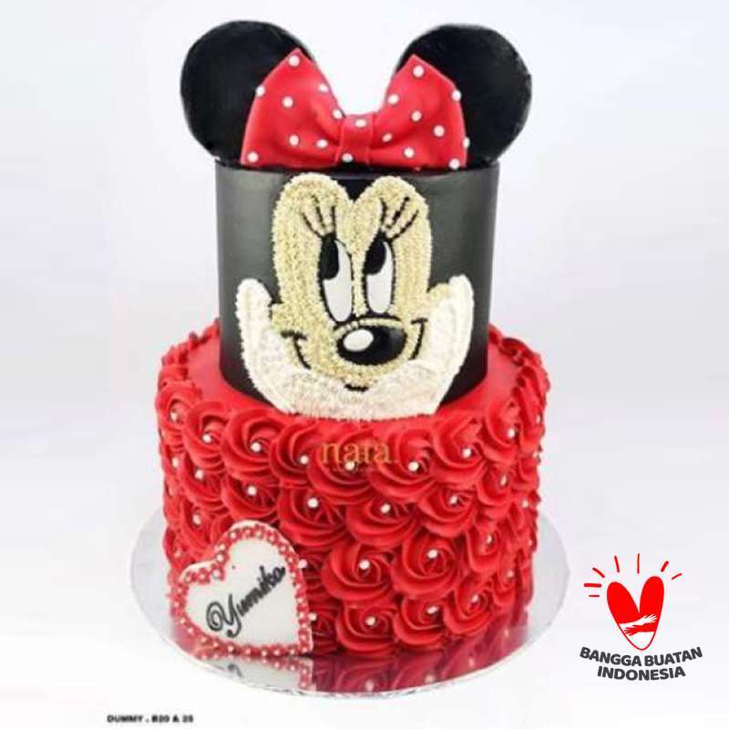 Jual Nata Cake Kue Tart Butter Cream 534(ukuran atas bulat 14 cm ukuran ...