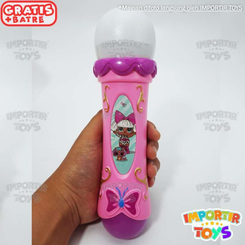 Jual Mainan Microphone Mic Musik Dan Lampu Karakter Lucu Besar Keren Di ...