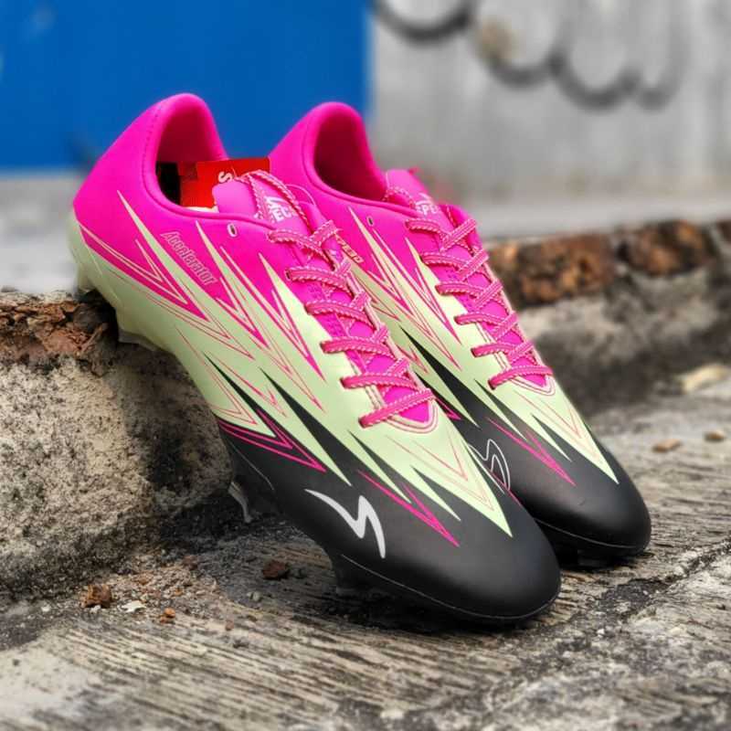 Promo SEPATU BOLA SPECS LIGHTSPEED 3 FG JET BLACK EYE GREEN PINK GLOW ...