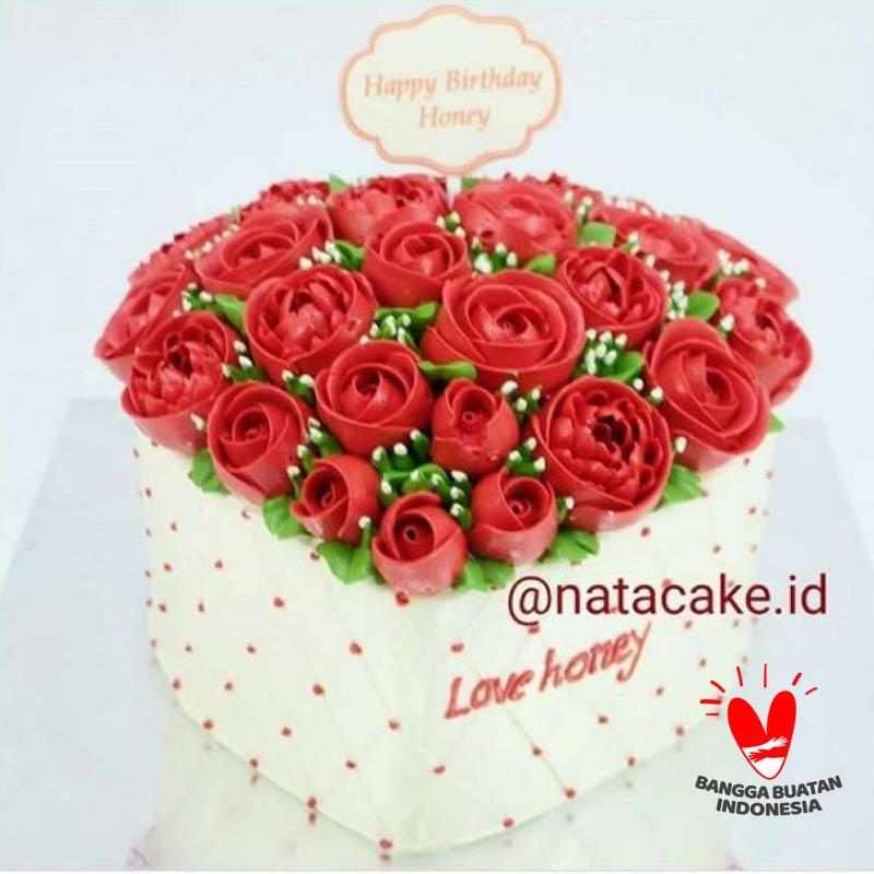 Jual Nata Cake Kue Tart Butter Cream 703(ukuran bulat 20 cm) di Seller ...