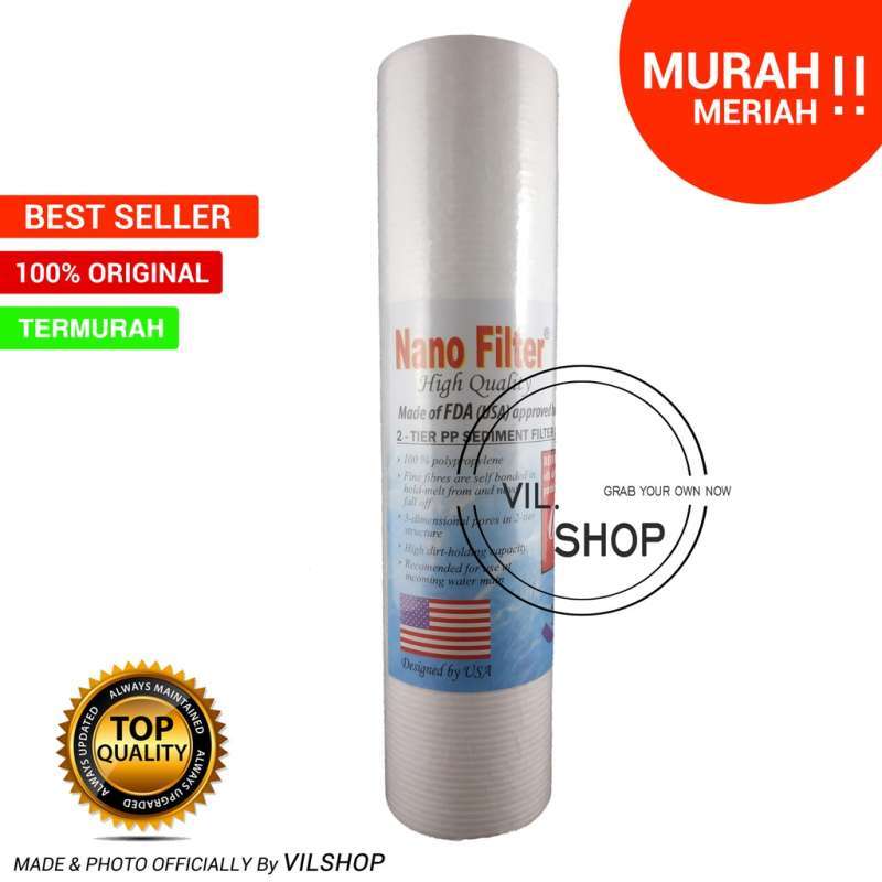 Jual ORIGINAL CATRIDGE FILTER SARINGAN AIR MINUM RO/ filter busa ...
