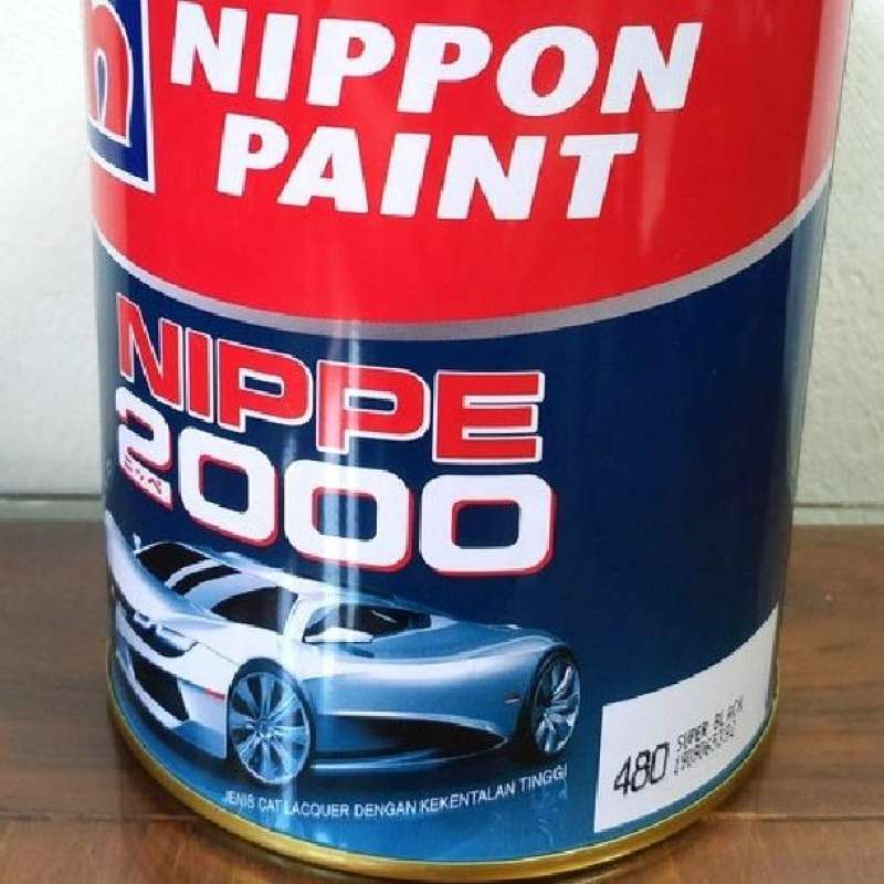 Jual Cat Duco Nippe 2000 Nippon paint 1L 480 Super Black ( Hitam ) di Seller Toko Harga Mantul ...