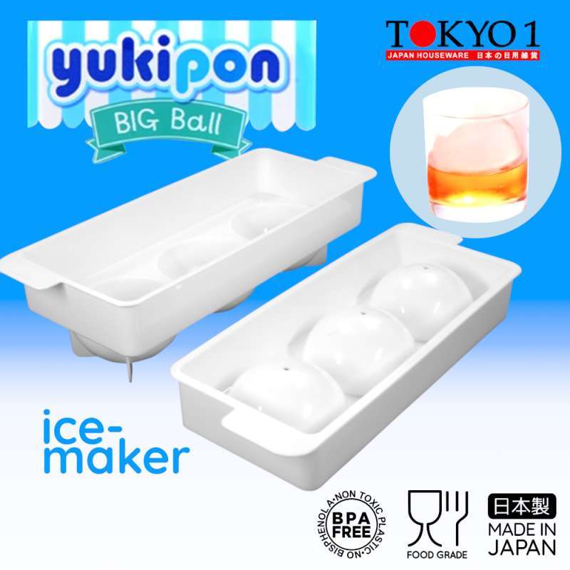 Jual Tokyo1 Yukipon Big Ball Cetakan Es Batu Bulat Bola Besar (802098 ...